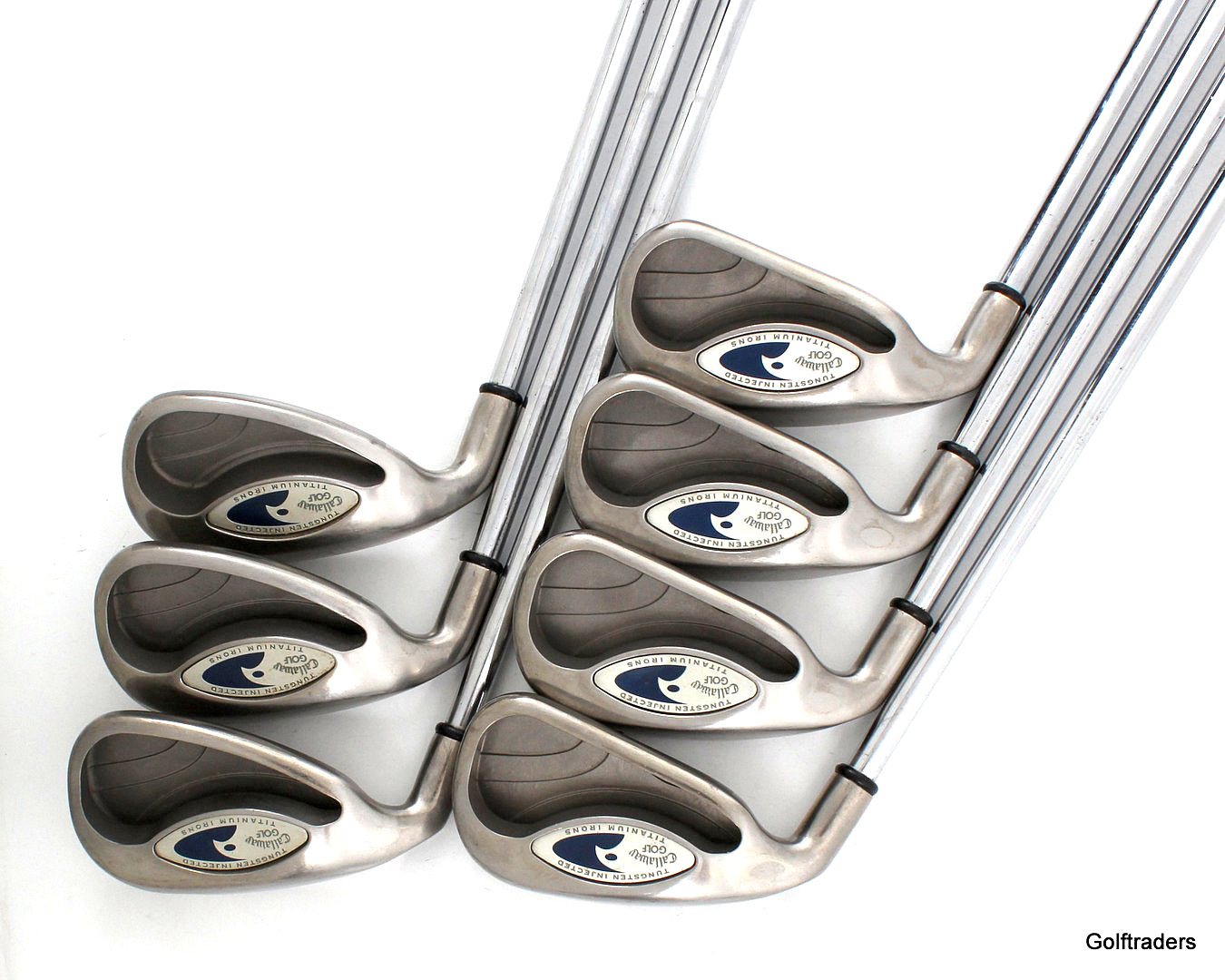 Callaway Hawk Eye Titanium Irons 4-PW Steel Uniflex Left Handed New ...