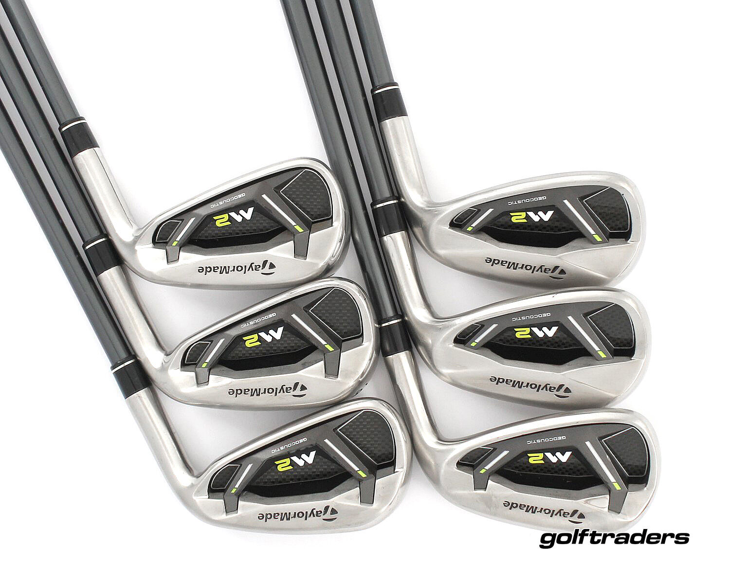 Taylormade M2 Irons 5-PW Graphite Regular Flex New Grips M2765