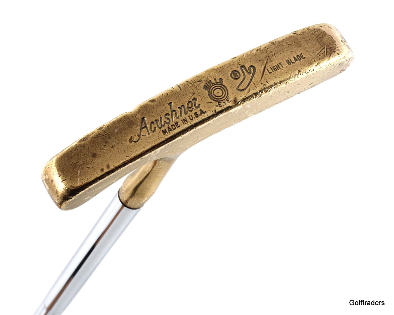 Acushnet Bulls Eye Light Blade Putter 35" Steel New Grip J4304