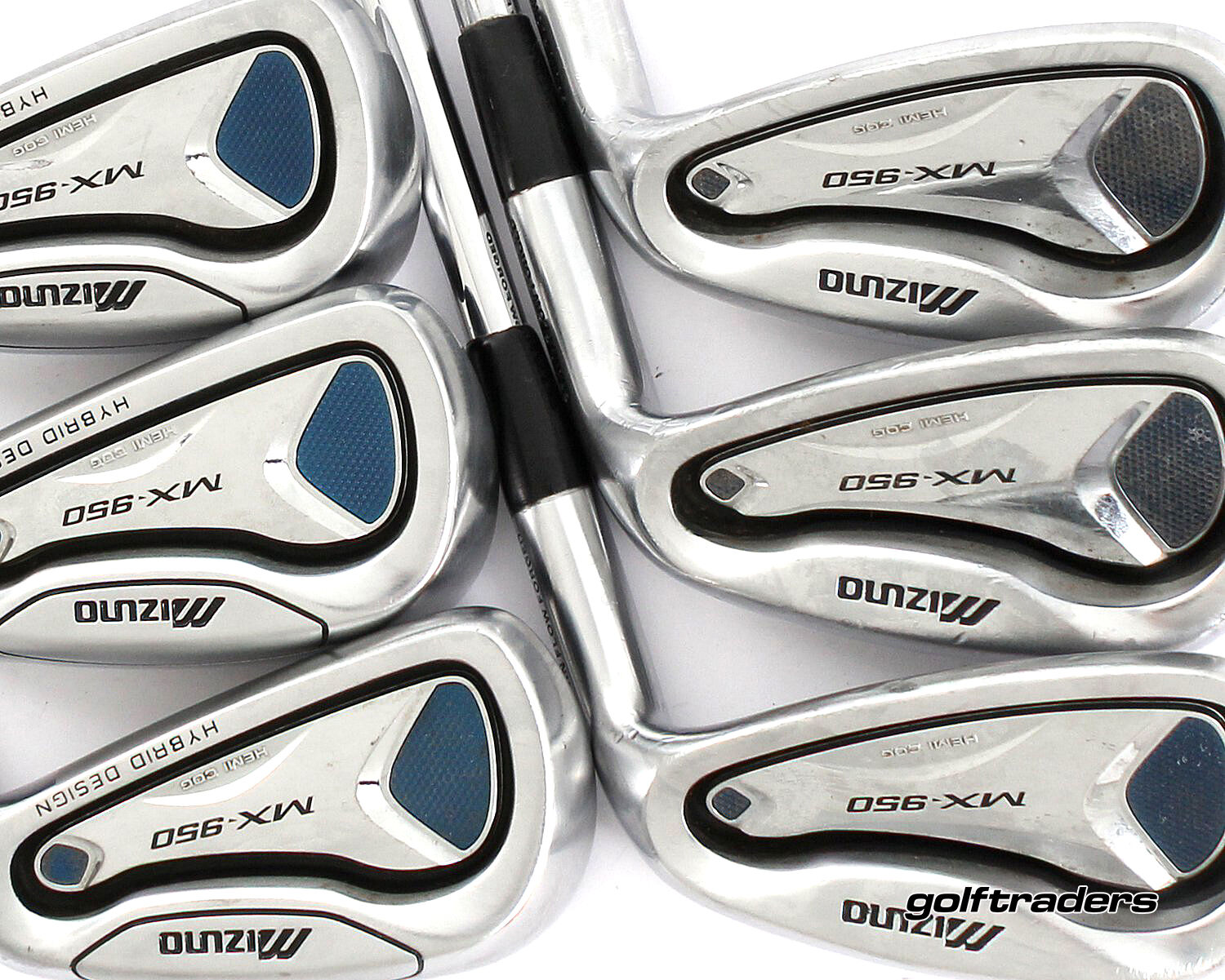 Mizuno MX-950 Forged Hybrid Irons 5-PW Steel Stiff Flex New Grips L4159