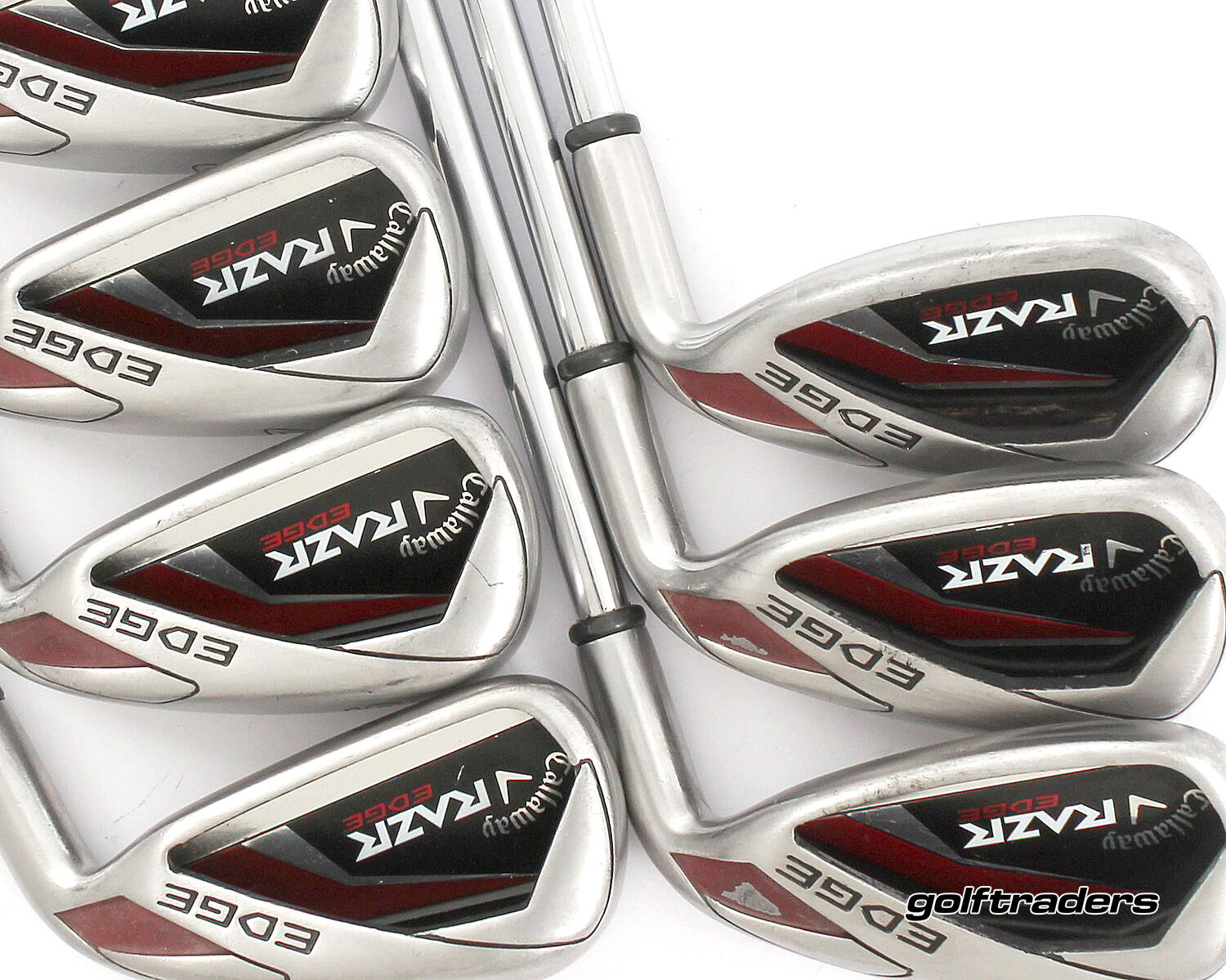 Callaway Razr Edge Irons 5-PW, SW Steel Uniflex New Grips L4449
