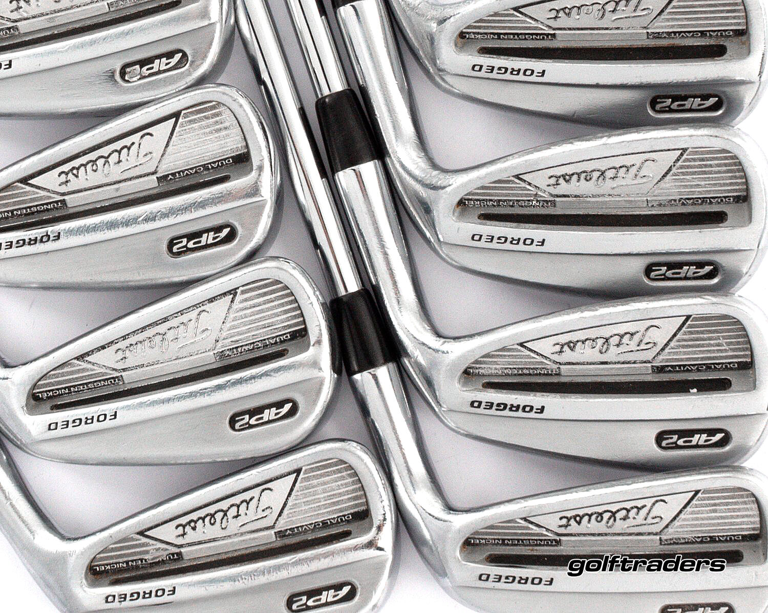 Titleist AP2 Forged Irons 3-PW Steel Stiff Flex New Grips L4522