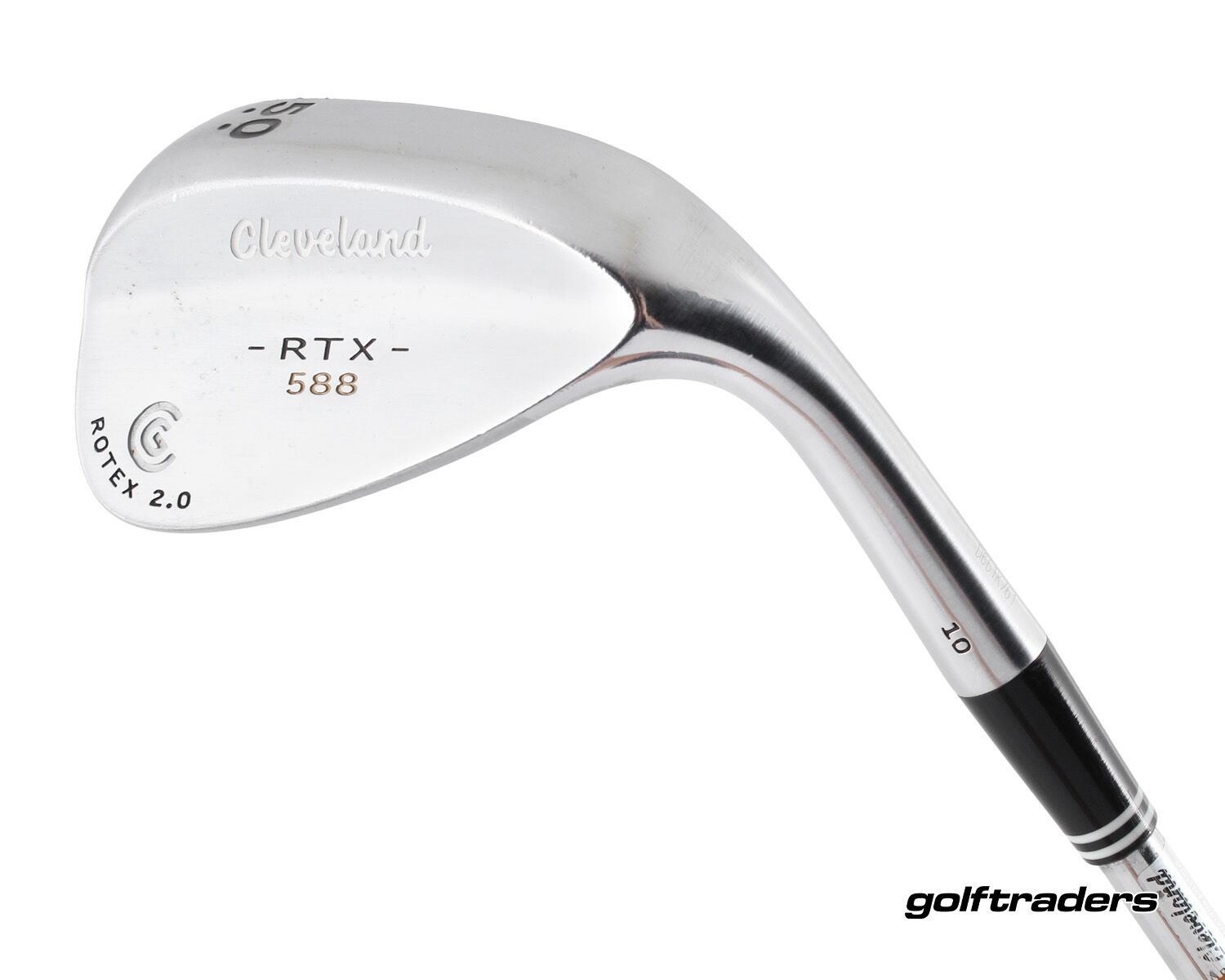 Cleveland RTX 588 Rotex 2.0 Chrome Gap Wedge 50.10 Steel Wedge Flex New ...